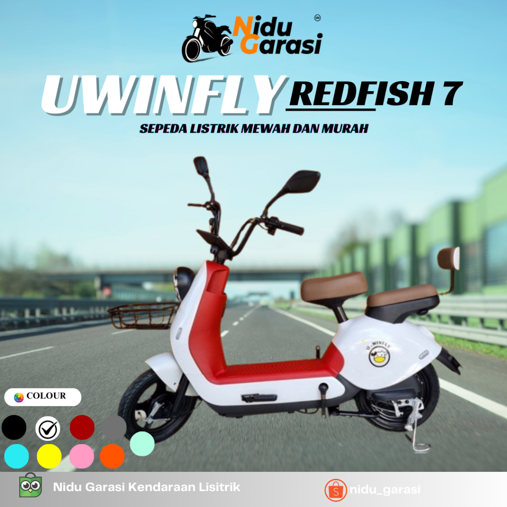 Jual SEPEDA LISTRIK UWINFLY REDFISH 7 | Shopee Indonesia