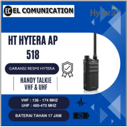 Jual JUAL HT DMR HYTERA AP518 AP 518 AP-518 ORIGINAL BERGARANSI RESMI UHF VHF | Shopee Indonesia
