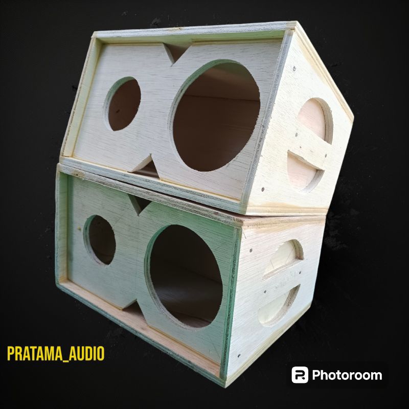 Jual BoX speaker 4 inch line array single plus Tweeter bahan triplek ...