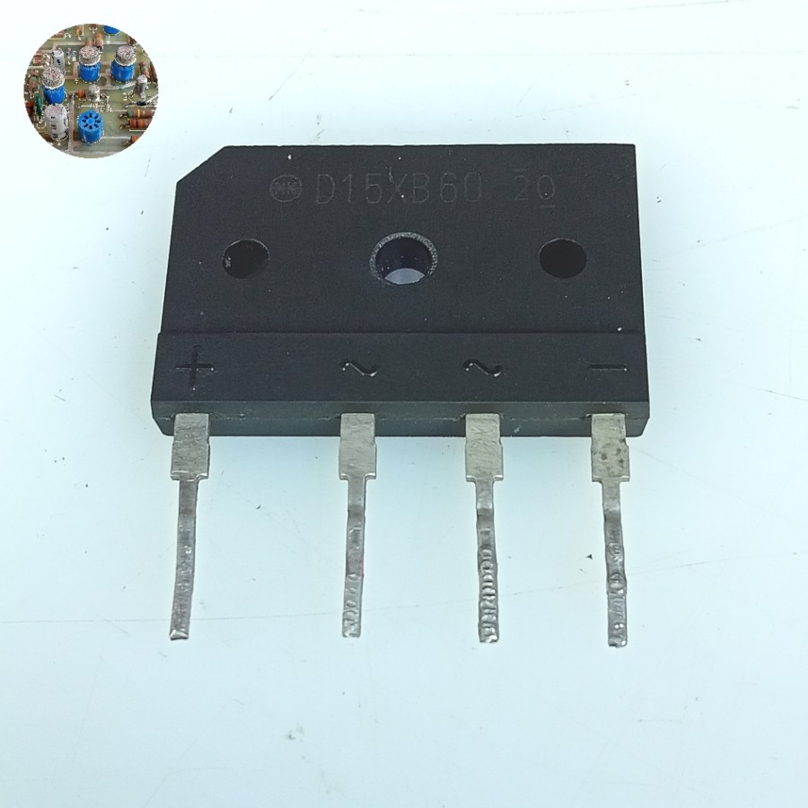 Jual Shindengen D15XB60 Diode Bridge 15A 600V / Dioda sisir 15 A 600 V ...