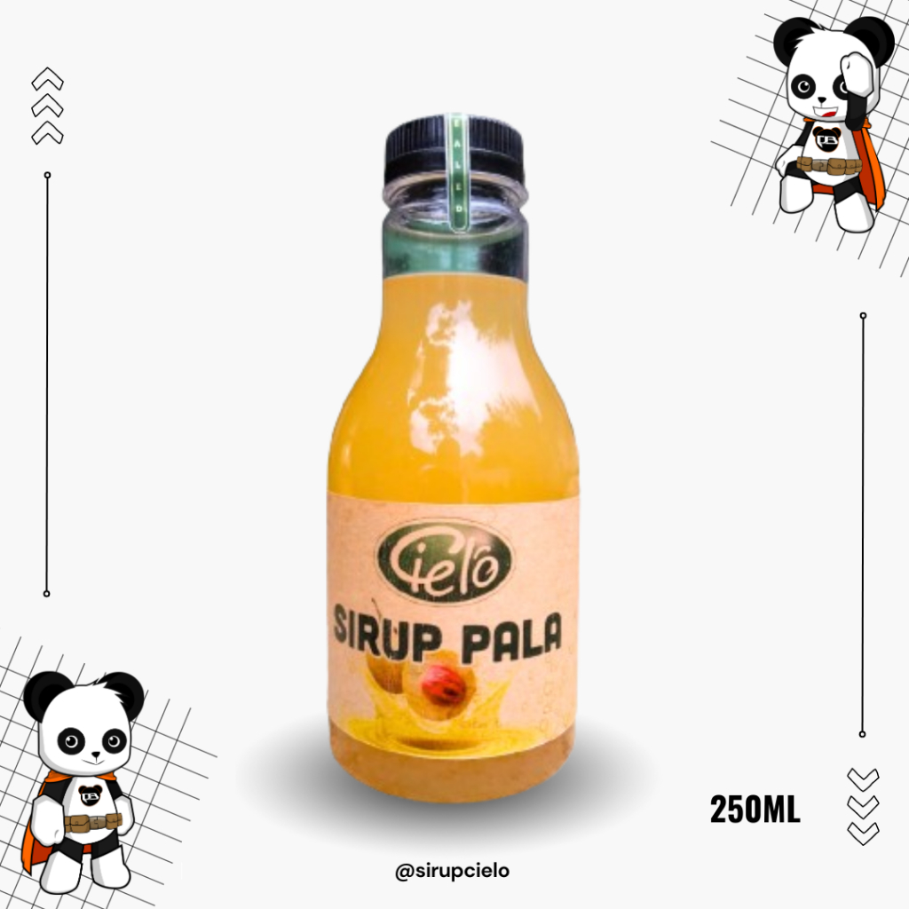 Jual Sirup pala Cielo ukuran 250 ml kemasan botol plastik | Shopee ...