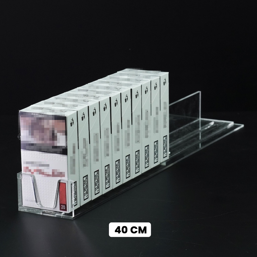 Jual Rak Acrylic Pusher Display Otomatis Minimarket Supermarket 1 Baris ...