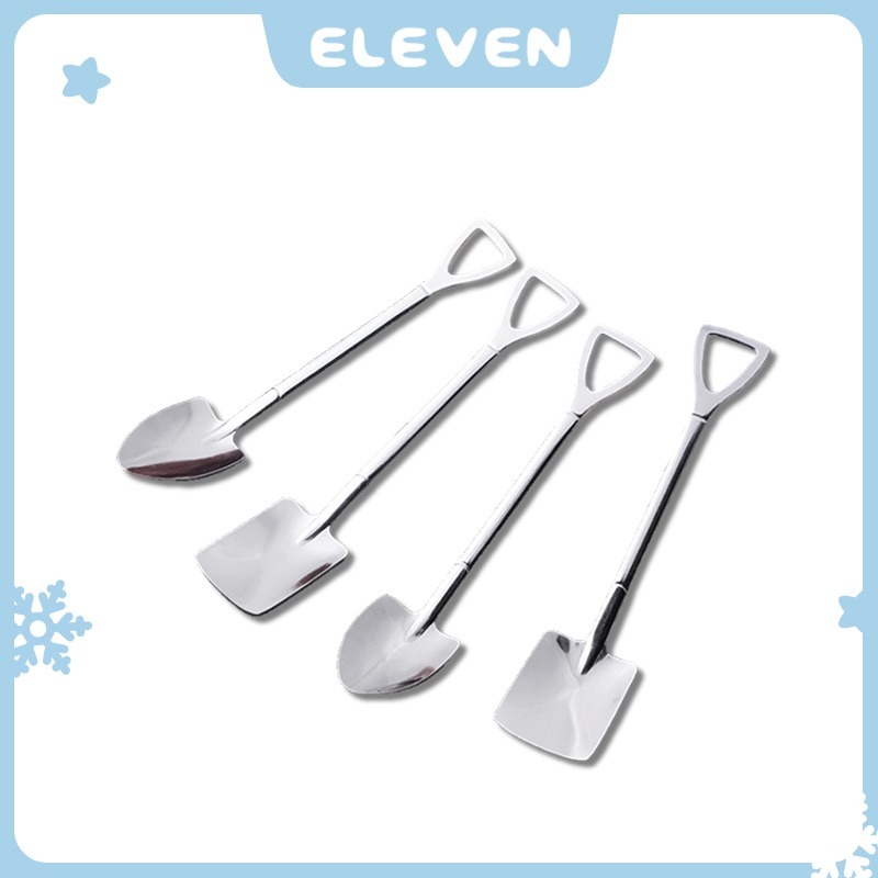 Jual ELEVEN Sendok Dessert Bentuk Sekop Besi Stainless Baja Anti Karat ...