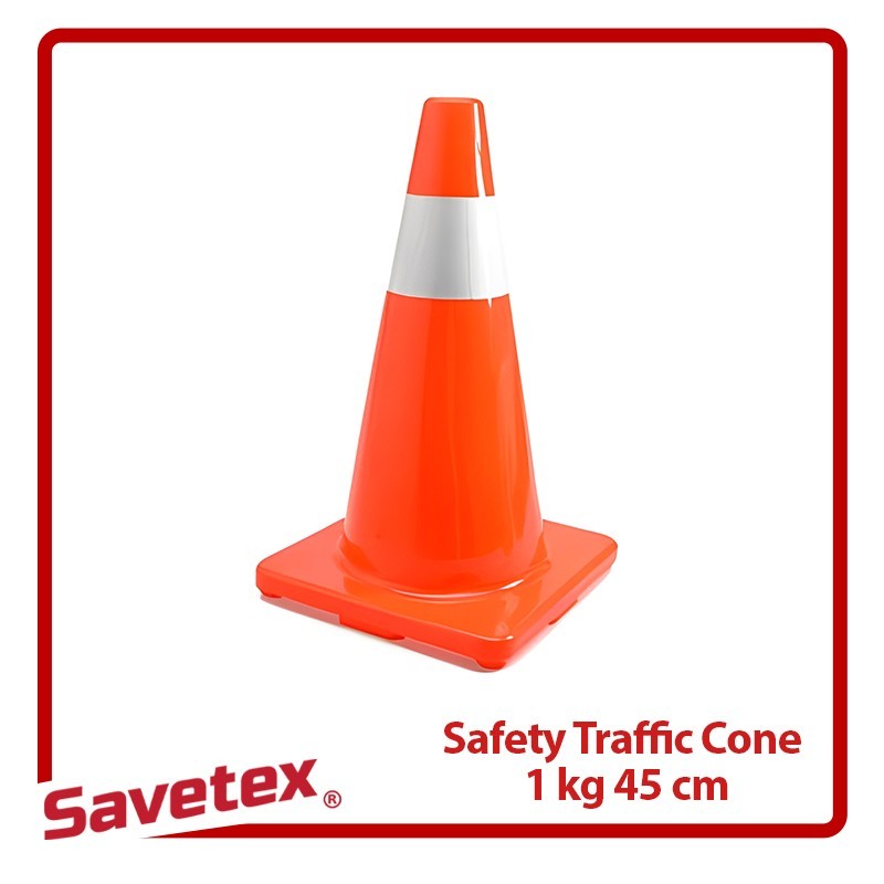 Jual Safety Traffic Cone / Kerucut Lalu Lintas 1 kg 45 cm | Shopee Indonesia