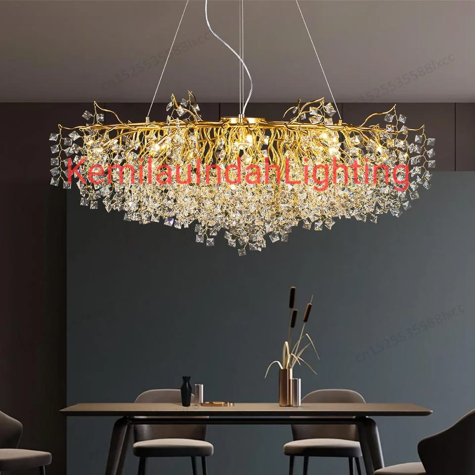 Jual SL80299/1000 LAMPU HIAS GANTUNG PLAFON MEWAH ELEGAN KRISTAL ...