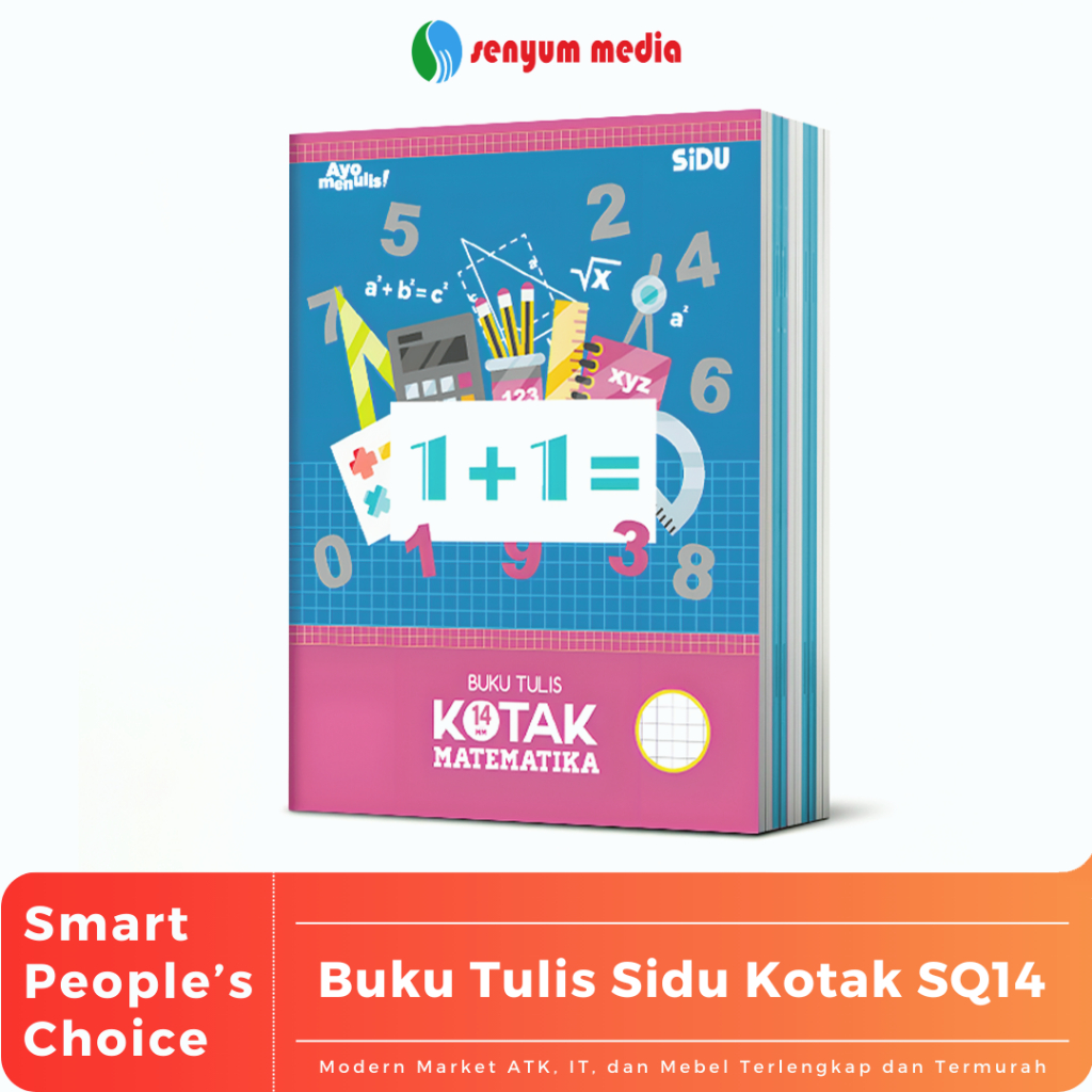 Jual Buku Tulis Sinar Dunia SIDU Kotak Besar SQ14 38 Lembar (1 Pack Isi ...