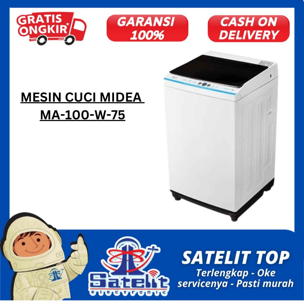Jual MESIN CUCI / WASHING MACHINE / ALAT CUCI PAKAIAN MIDEA MA100W75 ...
