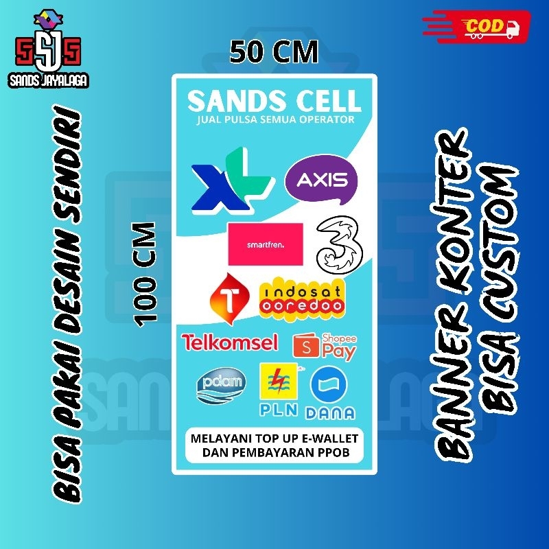 Jual BANNER KONTER BANNER CUSTOM BANNER JUAL PULSA BANNER SPANDUK ...
