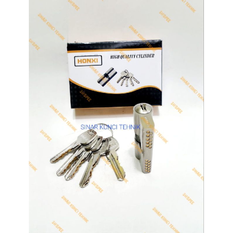 Jual Silinder Kunci Pintu Besar Doubel PIN 5 Anak Kunci Kuningan - Cylinder | Shopee Indonesia