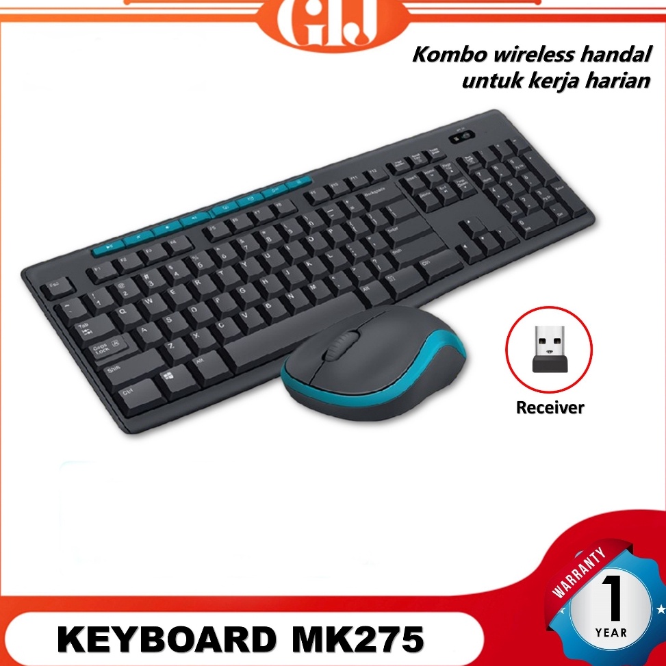 Jual KODE K2N Keyboard MK275 Combo Keyboard Mouse Wireless Multimedia ...