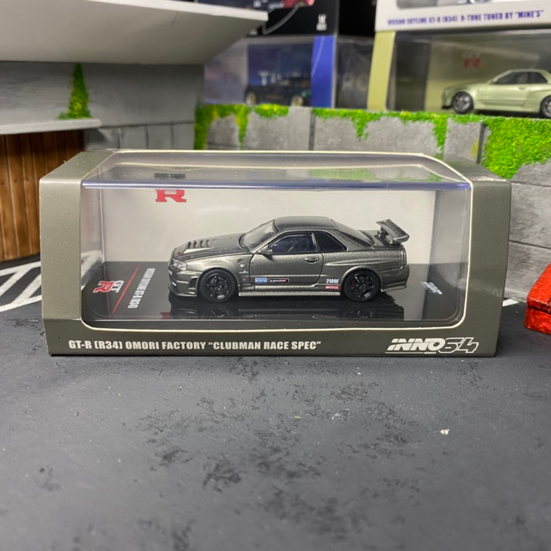 Jual Inno64 - Nissan GTR R34 Omori Factory “Cluman Race Spec” (UNSEALED ...
