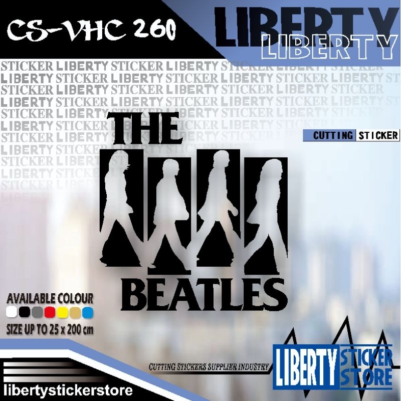 Jual walk the beatles cutting sticker | walk the beatles cutting ...