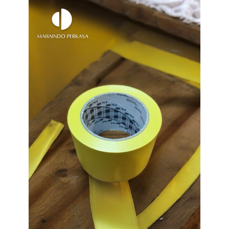 Jual Lakban lantai 3M 764 Floor Marking Tape 4 inch x 33m - 3M General Purpose Vinyl Tape ...