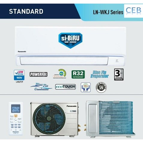Jual AC Panasonic Si Biru Anti Karat 3/4PK CS/CU LN7WKJ Low Voltage ...