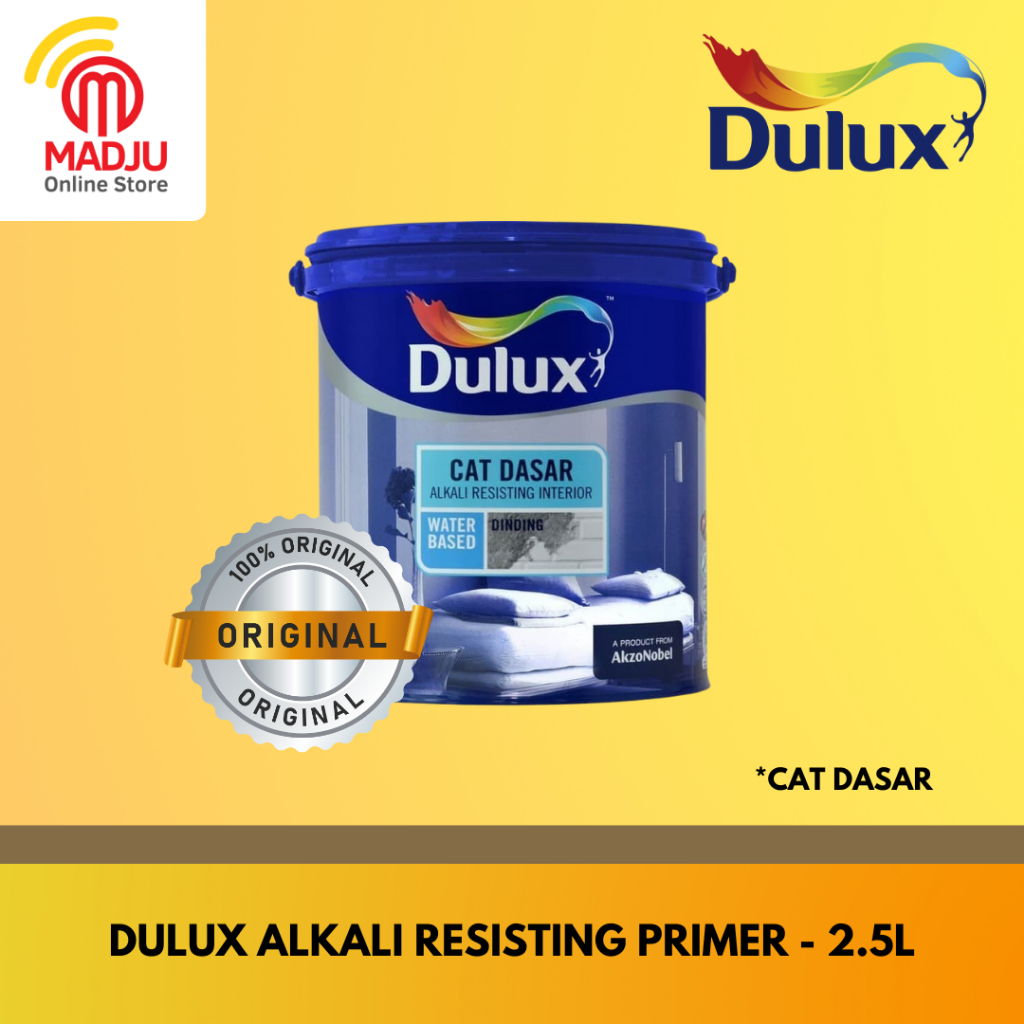 Jual Dulux Cat Dasar Alkali Resisting Interior - 2.5 L | Shopee Indonesia