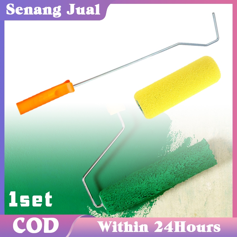 Jual 60cm Roller Cat Tembok Motif Kuas Roll Cat Dinding Motif Paint ...
