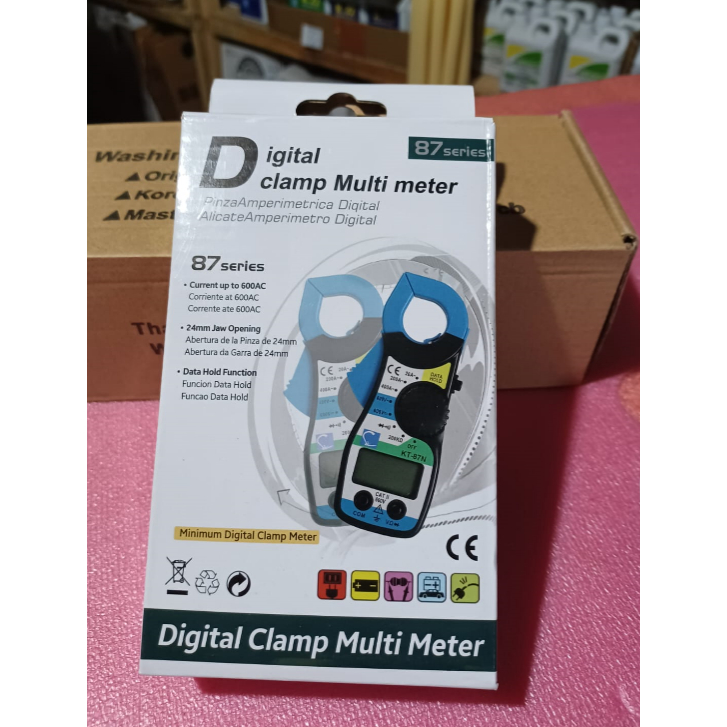 Jual Digital Clamp Multi Meter / Tank Amper dan Multi Meter Kt 87 ...
