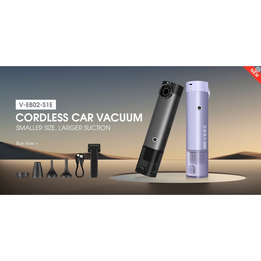 Jual VSGO Cordless Car Vacuum Compressed Electric Air Duster Blower ...