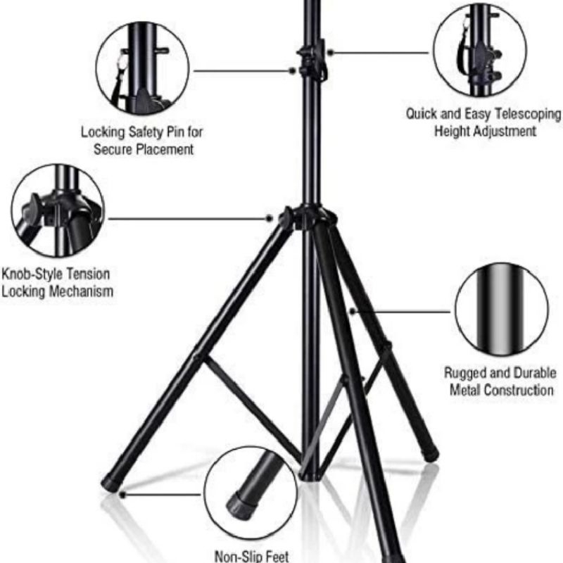 Jual Stand speaker SPS-502M/tiang speaker/tripod speaker | Shopee Indonesia