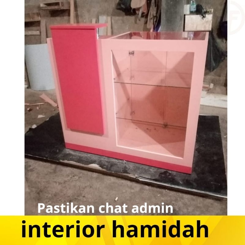 Jual MEJA KASIR ETALASE SERI PREMIUM | Shopee Indonesia