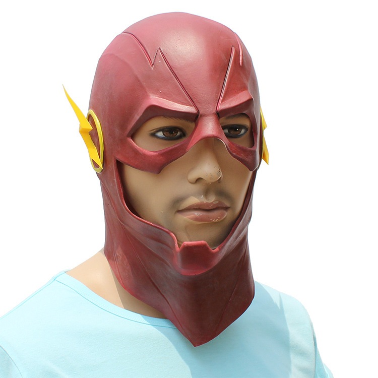 Jual Topeng Wajah Special Cosplay Karakter Super Hero THE FLASH dengan ...
