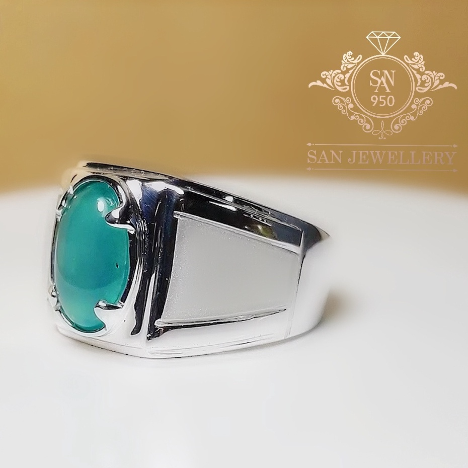 Jual Cincin pria kantoran custom ikat batu mulia akik permata cowok ...