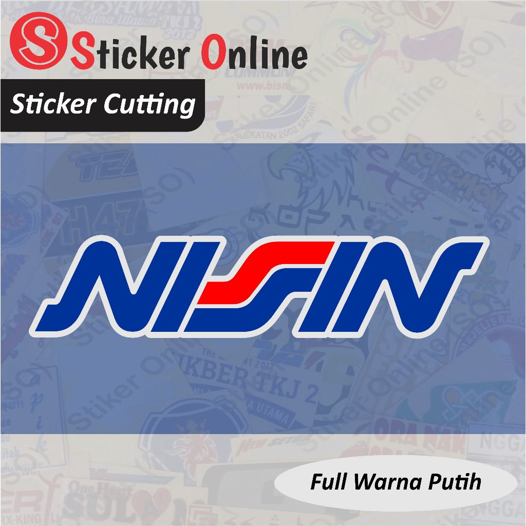 Jual Stiker Nissin Racing | Sticker Cutting Nissin Racing Motor ...