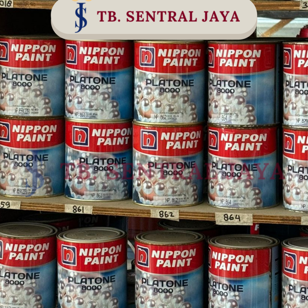Jual Cat Minyak Platone 8000 Nippon Paint 0,85 liter/Cat Kayu dan Besi ...