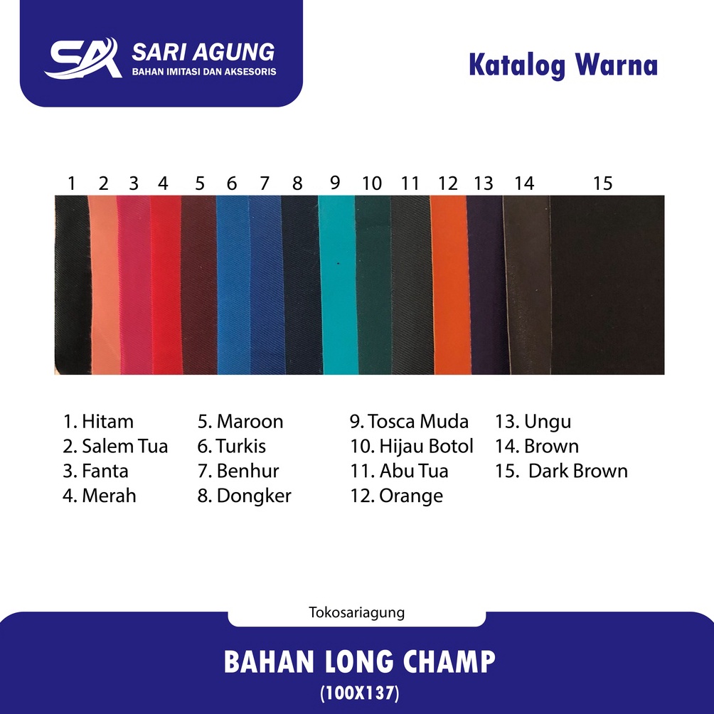 Jual L25 BAHAN LONG CHAMP METER BAHAN TAS NILON POLOS SALE now | Shopee ...