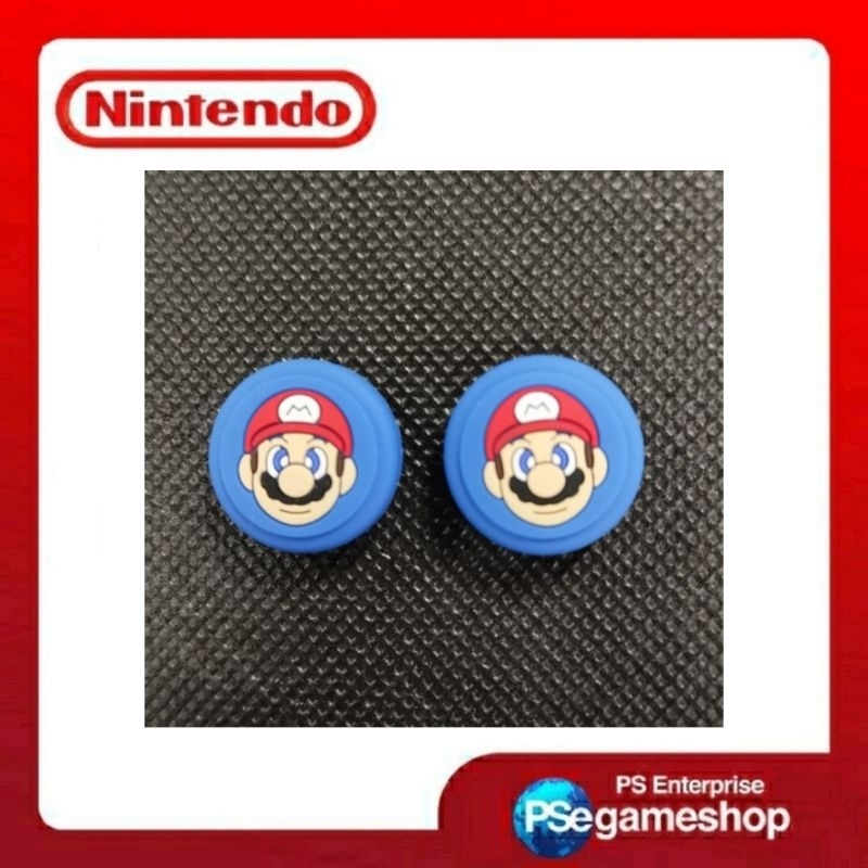 Jual Thum Grip Nintendo Switch (Mario Blue) | Shopee Indonesia
