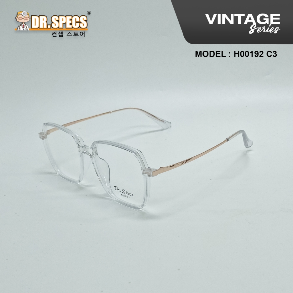 Jual Dr Specs Frame Vintage Series (H00192-C3) | Shopee Indonesia