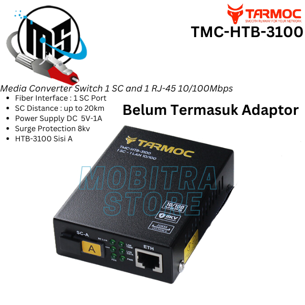 Jual Tarmoc TMC-HTB-3100-A | Netlink HTB3100 1FO 1LAN 10/100 Mbps ...