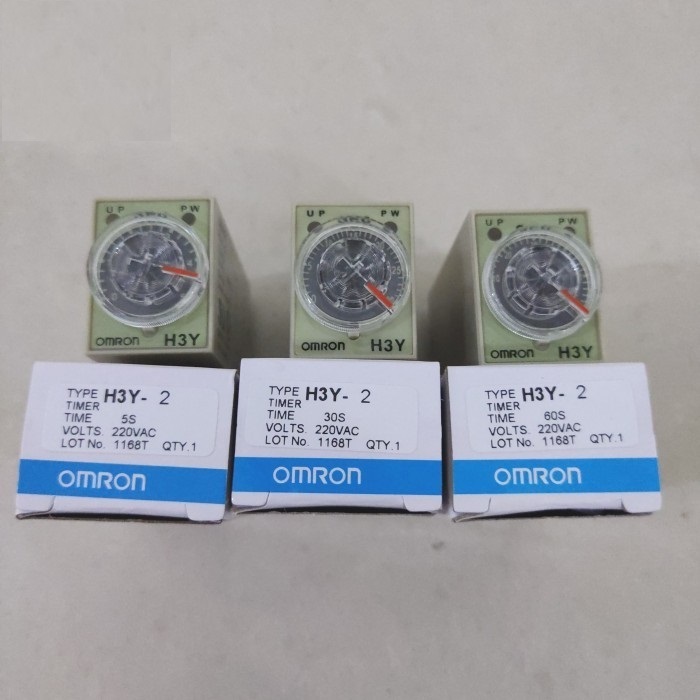 Jual MINI Timer Omron H3Y-2 / H3Y2 Delay Timer Relay 5S 30S 60S + socket | Shopee Indonesia