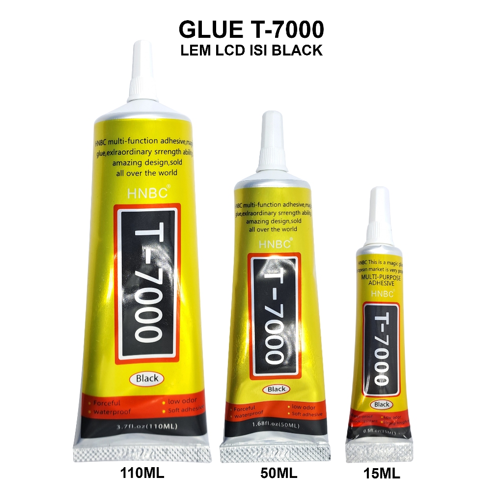 Jual LEM LCD LEM TOUCHSCREEN LEM SERBAGUNA LEM LCD ISI HITAM T-7000 15ML 50ML 110ML | Shopee ...