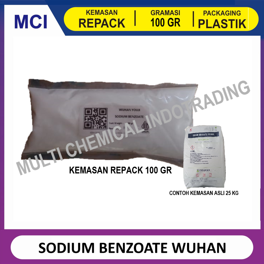 Jual SODIUM BENZOATE WUHAN CHINA PENGAWET FOOD GRADE BENZOAT - REPACK 100 GR | Shopee Indonesia