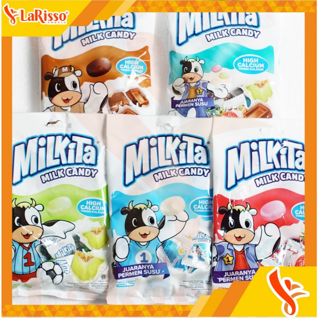 Jual MILKITA PERMEN SUSU 120GR ISI 30PCS ALL VARIAN (DAPAT 2PCS) | Shopee Indonesia