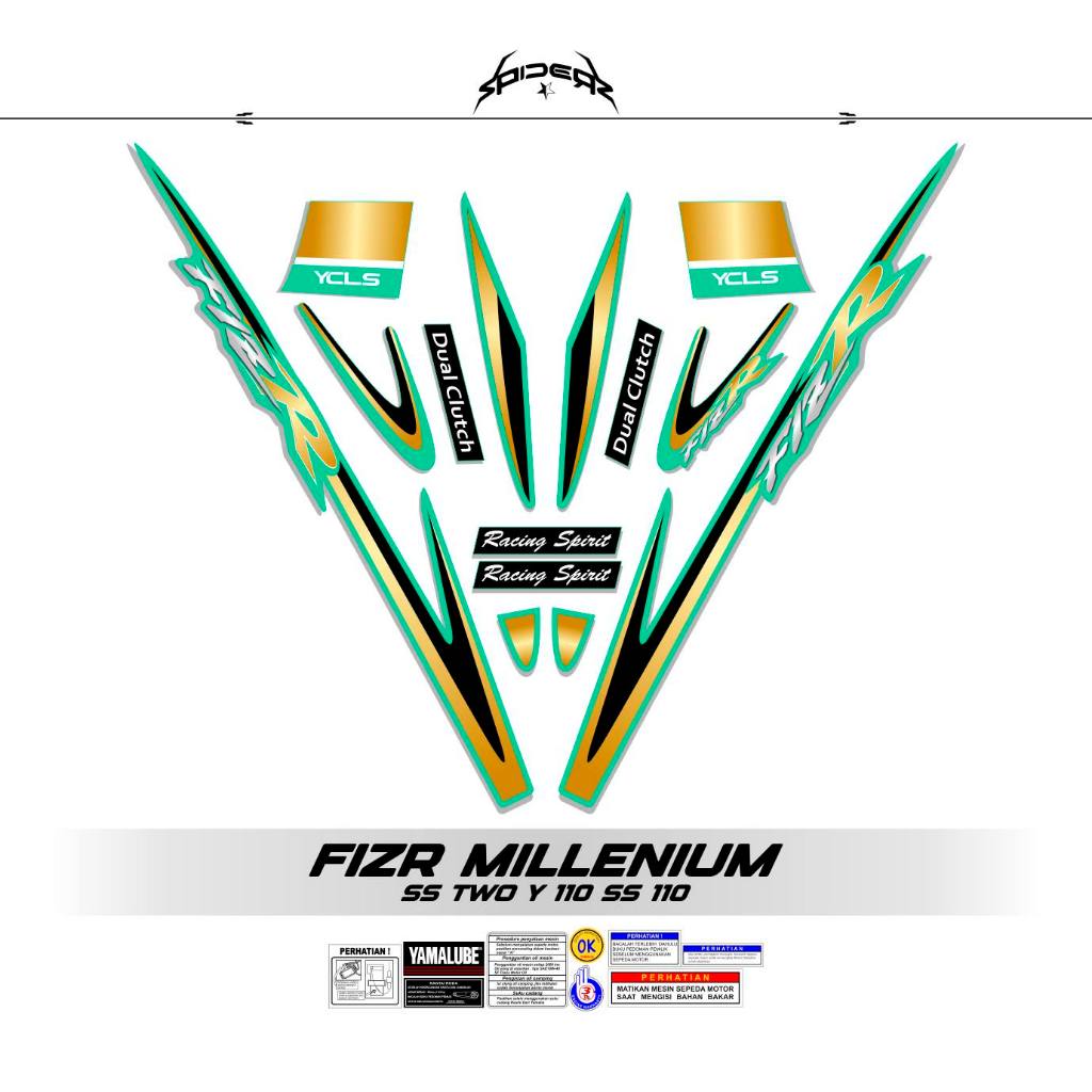 Jual Striping F1zr Motif 18 / Fiz R / Sticker Fizr / Z / Ss Two / Y110 ...