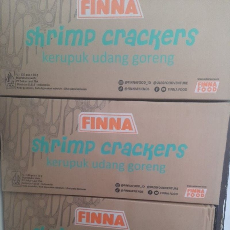 Jual Finna Kerupuk Udang isi 120pak | Shopee Indonesia
