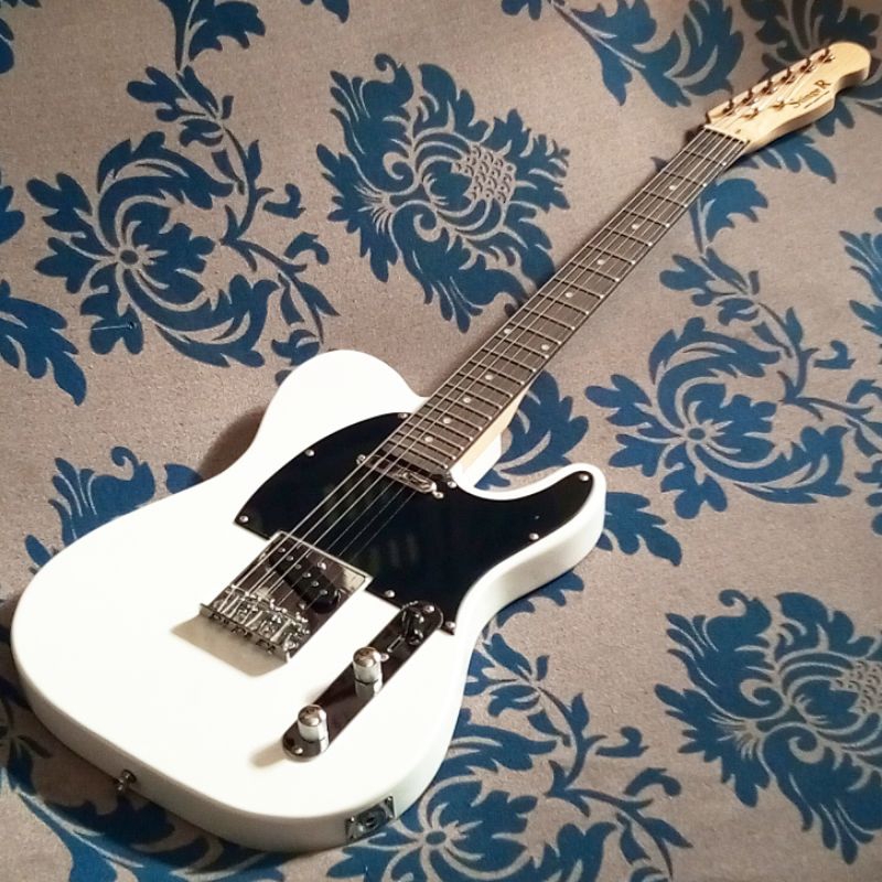 Jual Gitar Elektrik Stinger Telecaster STL-100 White | Shopee Indonesia