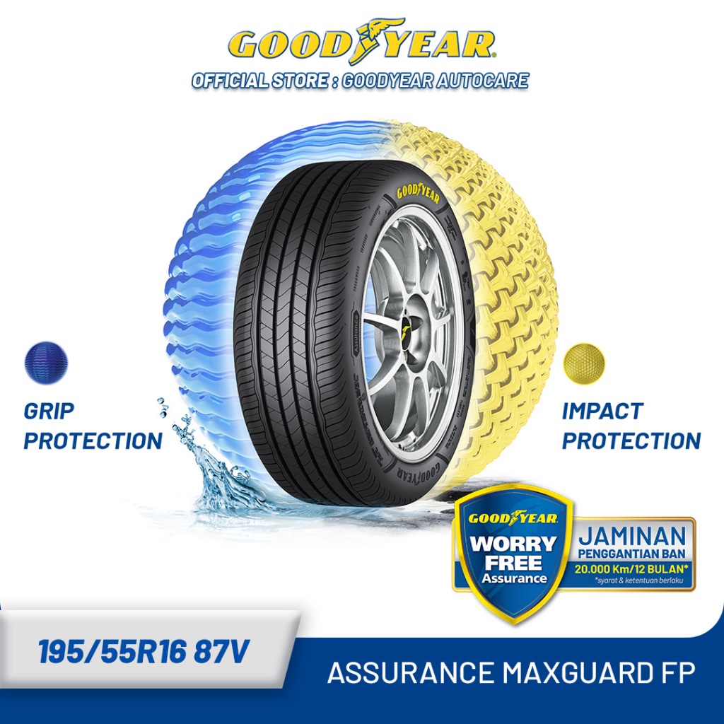 Jual Ban Goodyear 195/55R16 87V Assurance MaxGuard FP | Shopee Indonesia