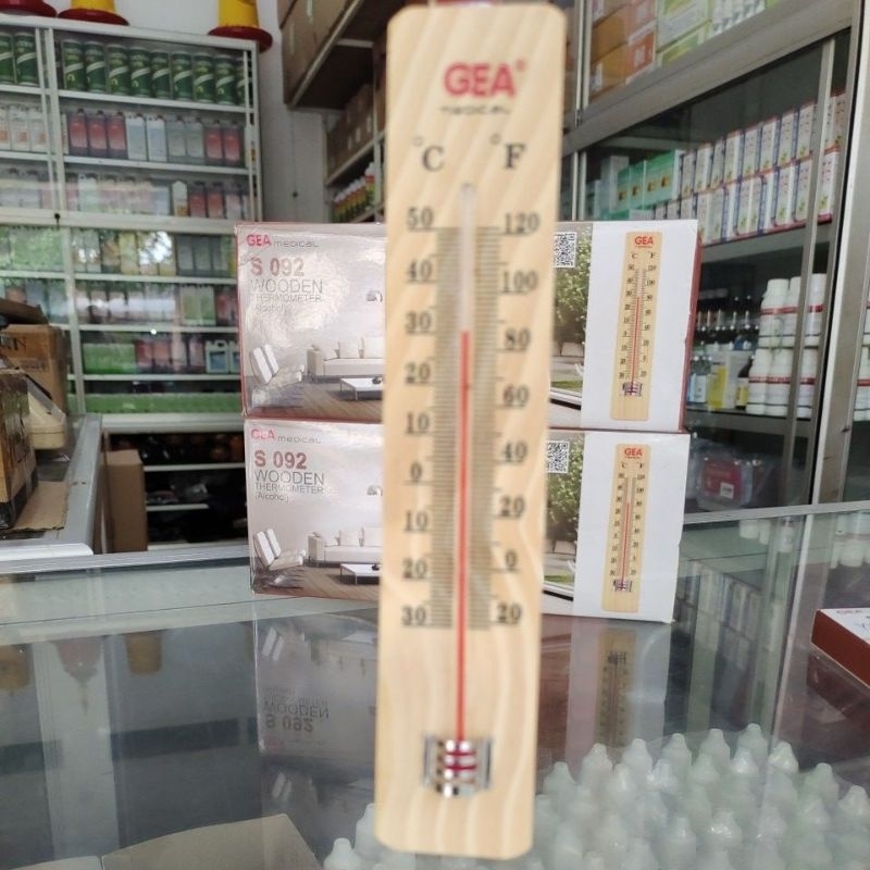 Jual THERMOMETER RUANG GEA KAYU | Shopee Indonesia