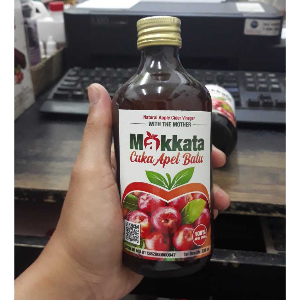 Jual Cuka Apel makkata -cuka apel with mother organic unfilter 330 ml ...