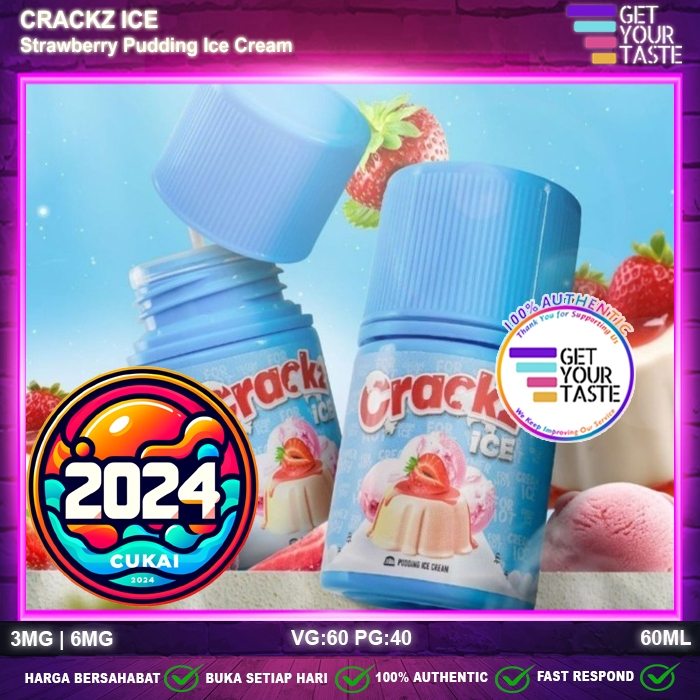 Jual Liquid Crackz Ice V4 Pudding Ice Cream 60ML by Tetra x VON ...
