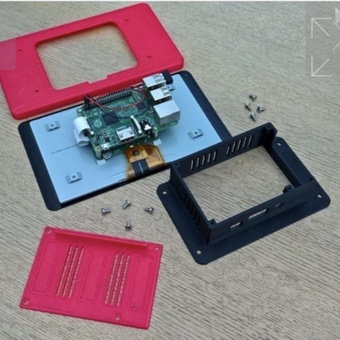 Jual Raspberry 7 inch LCD Case 3D Printed - F3D | Shopee Indonesia