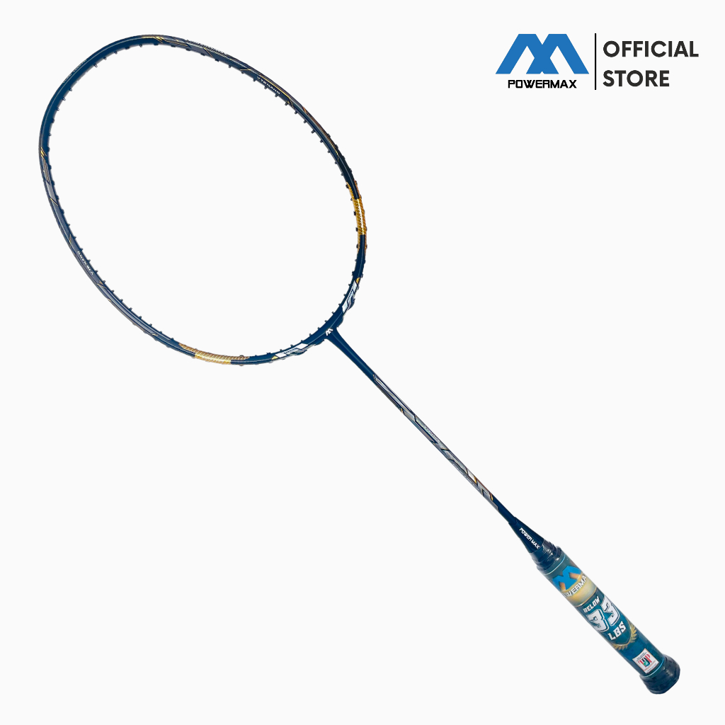 Jual POWERMAX Raket Badminton Spitfire 68 Frame Bulutangkis Carbon Graphite 4U 33 Lbs Shock ...