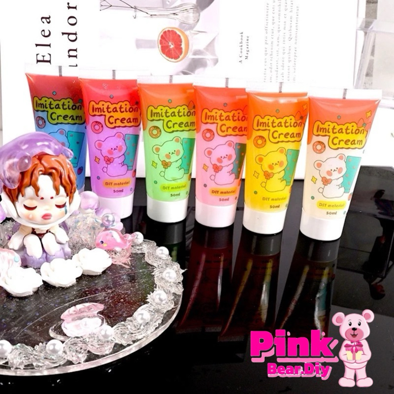 Jual Deco Cream Crystal Glitter 50 Ml Imitation Cream/Crystal Glue ...