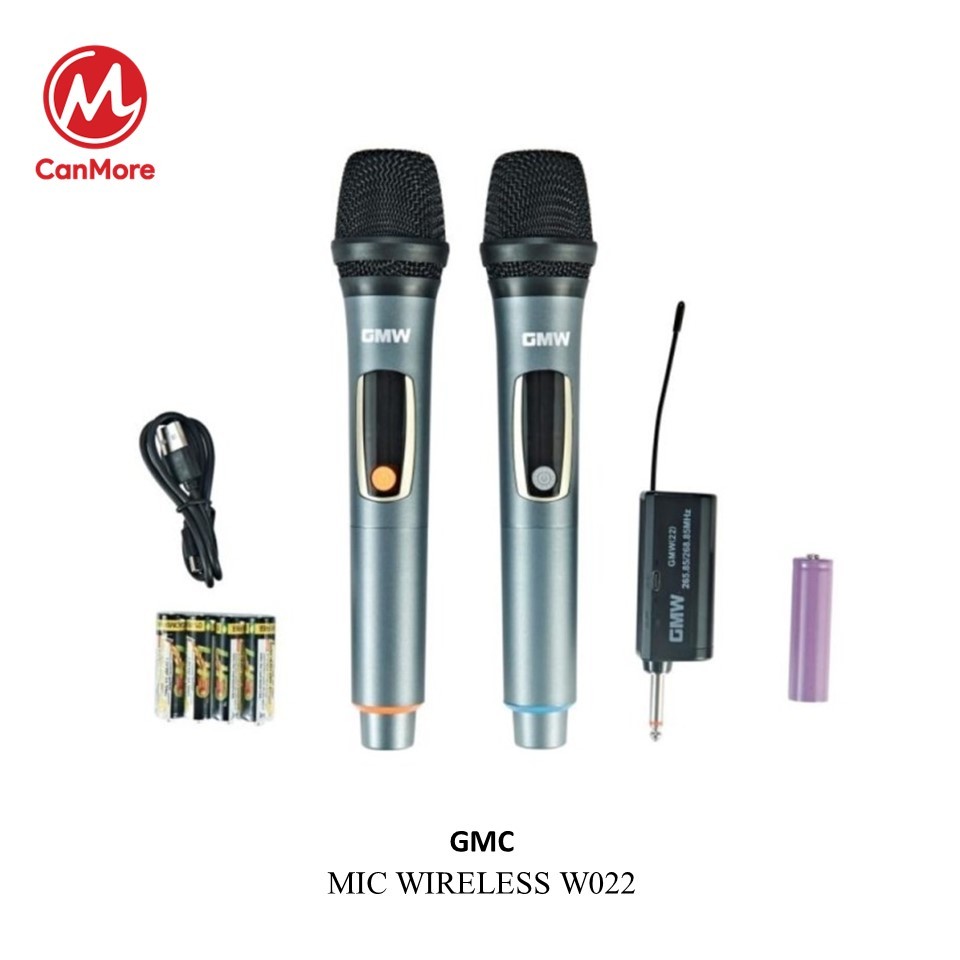 Jual GMC Mic Wireless GMW 022 Mic Profesional Wireless Microphone Tanpa ...