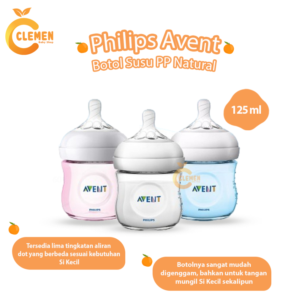 Jual Philips Avent Botol Susu PP Natural 125 ML | Shopee Indonesia