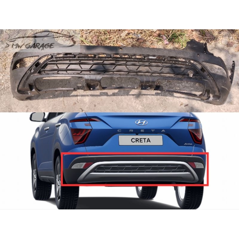 Jual Bumper belakang Hyundai Creta 2021 2022 2023 | Shopee Indonesia