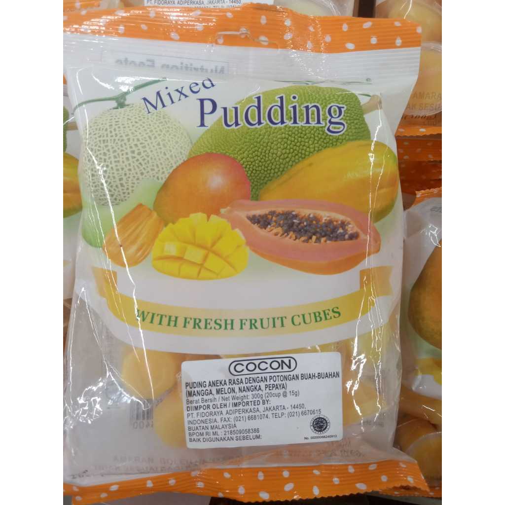 Jual MIXED PUDDING | PUDING ANEKA RASA DENGAN POTONGAN BUAH-BUAHAN ...